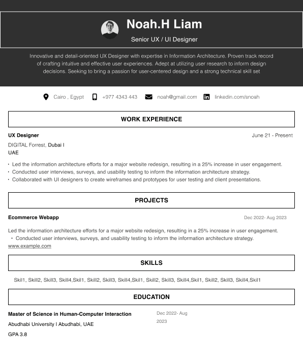 Resume Builder | Free Resume Crafter | Resume Forrest
